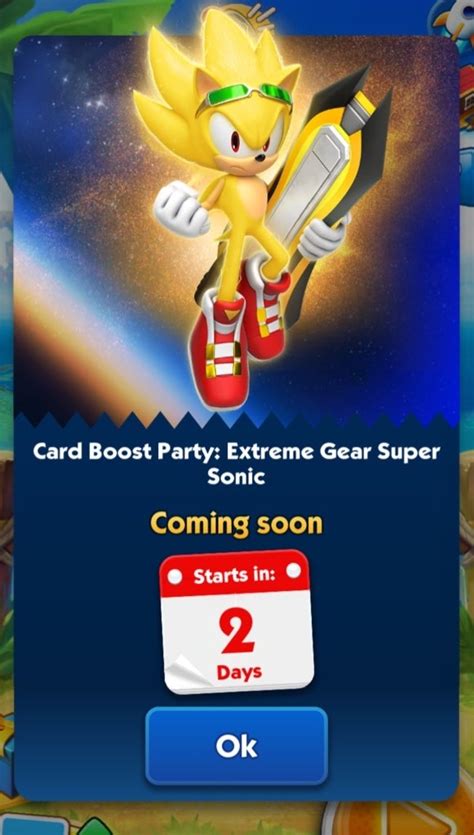 Extreme Gear Super Sonic Coming To Sonic Dash Sonic Forces Mobile