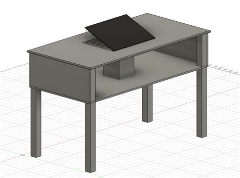 Step File Table With Laptop Riser 💻 ・3d Printing Idea To Download・cults