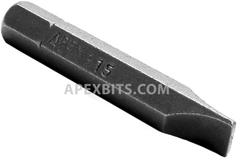 X Apex Slotted Hex Insert Bits