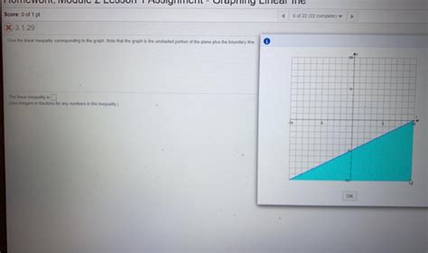 Solved Score 0 Of 1 Pt 5 Of 22 22 Complete X 3 1 29 Give