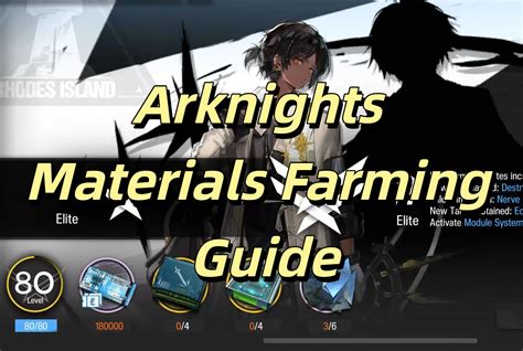 Arknights Materials Farming Guide Stages And Time Required