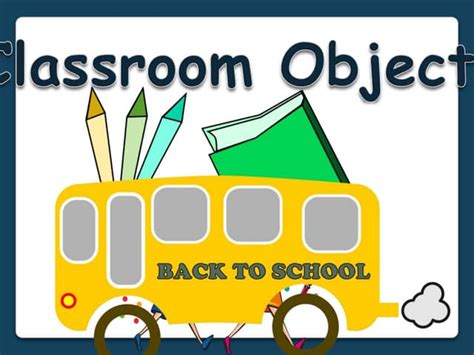 Esl Classroom Objects Ppsx