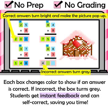 Multi Digit Multiplication Mystery Reveals YEAR LONG BUNDLE Standard Algorithm