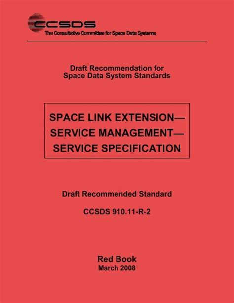 space link extension service management ccsds