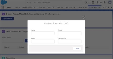 Create A Custom Modal Popup In Lightning Web Component Life Dream Guide