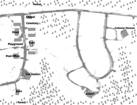 grayscale and drawn map from satellite image r fromseries