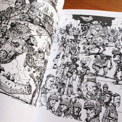 Robots Spacedudes Flying Ships Etc A Book Of Drawings By Ian Mcque