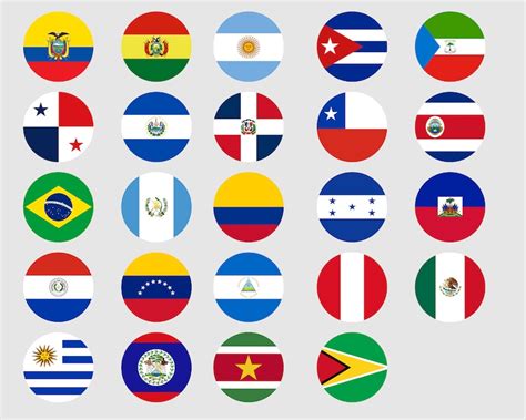 Flags Of Countries In Latin America At Gabrielle Sutherland Blog