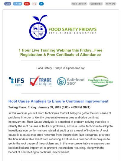 Live Webinar Root Cause Analysis To Ensure Continual Improvement Risk Management Webinar