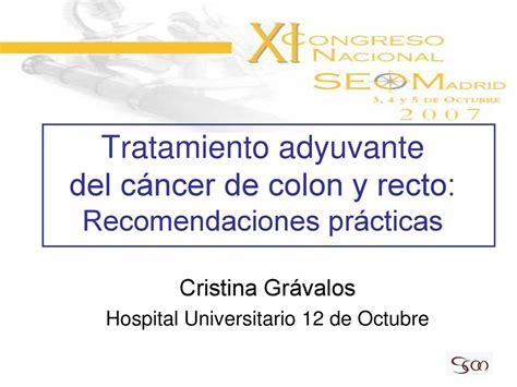 Cristina Grávalos Hospital Universitario 12 de Octubre - ppt descargar