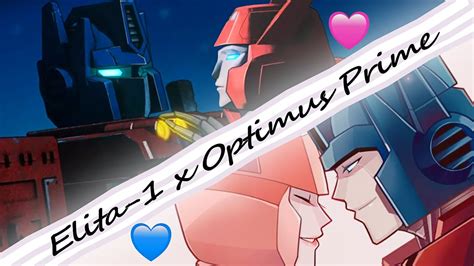 Optimus Prime X Elita One Another Heart Calls Transformers Youtube