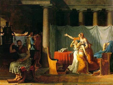 My Artistic Jacques Louis David The Lictors Membawa Tubuh Putranya