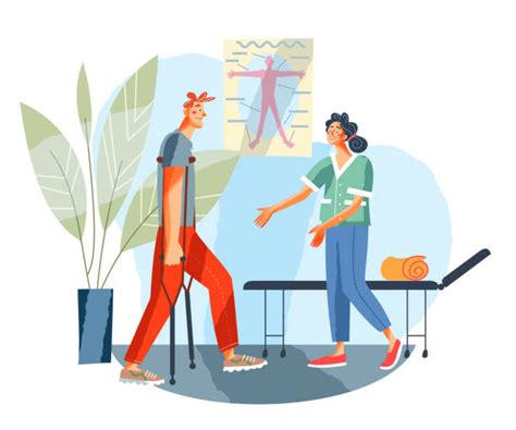 Woman Hospital Recovery Illustrations Royalty Free Vector Graphics