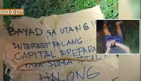 Lalaking Pugot Ang Ulo Nakita Sa Lugar Kung Saan Pinatay Ang Isang