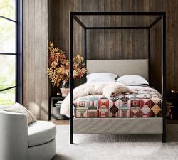 Atwell Metal Canopy Bed Pottery Barn