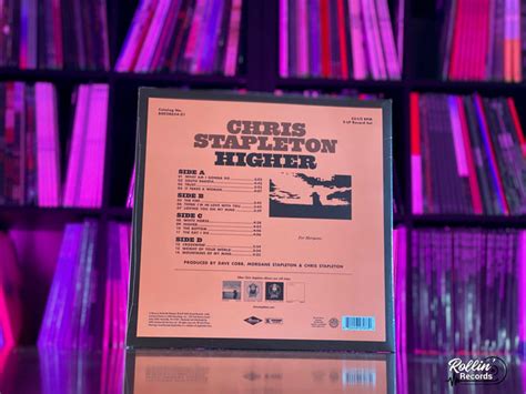 Chris Stapleton Higher Indie Exclusive Bone Vinyl Rollin Records