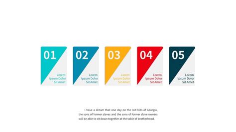Group Of Four Different Colored Triangles Google Slide Theme And Powerpoint Template Slidedocs