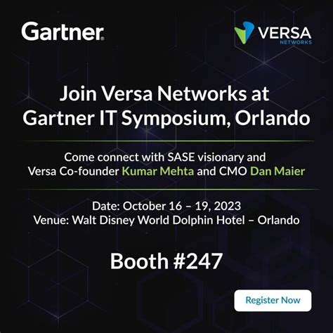 Venkat Kalidindi On Linkedin Gartneritsymposium Versanetworks Cybersecurity Futureofit