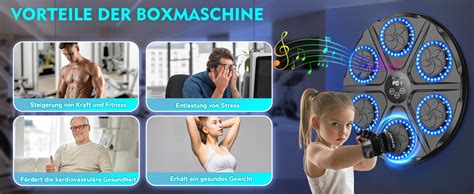 Yorraka Music Boxing Machine Für Erwachsene Led Licht Elektronische
