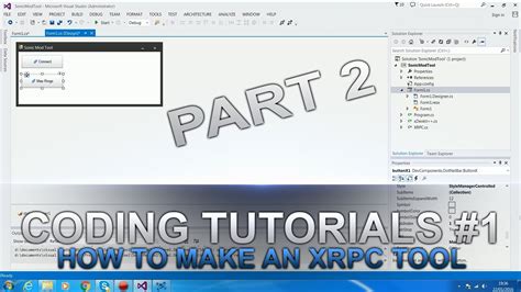 jtag coding tutorials 1 part 2 how to create an xrpc tool youtube