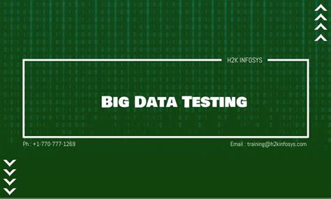 Big Data Testing H2k Infosys Blog