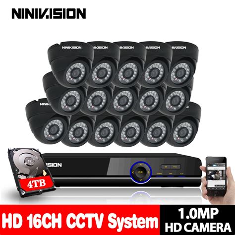 Top 16ch 1080p Dvr Nvr System 16pcs Indoor Dome 720p 10mp Ip Camera Ir