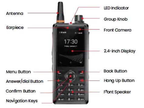 Talkie Walkie Uniwa F41 Batterie 4600 Mah Android 4g Version