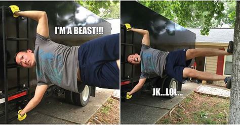 When You Want Your Friends To Think You Workout Imgur