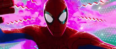 Spider Verse Motion Animated Action From Spider Mans Multiverse 