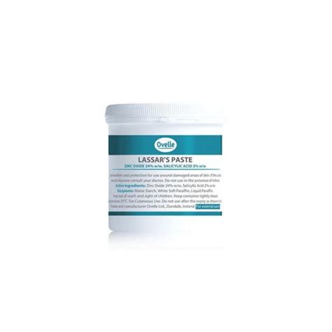 Lassars Pastezinc Oxide 24 Ww And Salicylic Acid 2 Ww 120g Healthwise