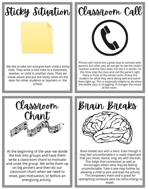 Classroom Connection Cards New Teacher Ideas By No Fluff Teaching Stuff