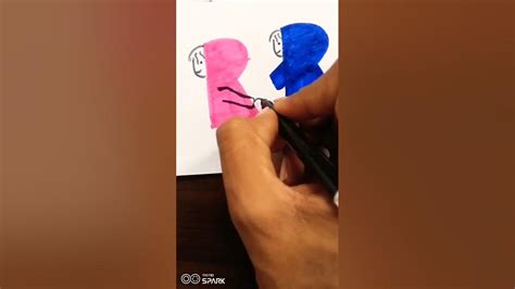 Drow In So Cute 🥰 Rain 🌧️🌈 Couple Youtubeshorts Shortsvideo Arts Artshorts Artist Sakshu