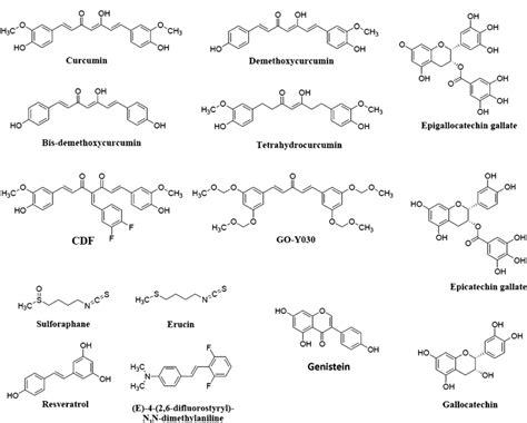 Structures Of Phytochemicals That Target Cscs Download Scientific Diagram