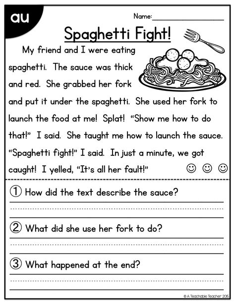 Diphthong And R Controlled Vowels All In One Reading Passagesdistance Learning Reading