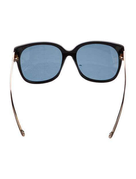 Louis Vuitton Cameleon Epi Square Oversize Sunglasses Black