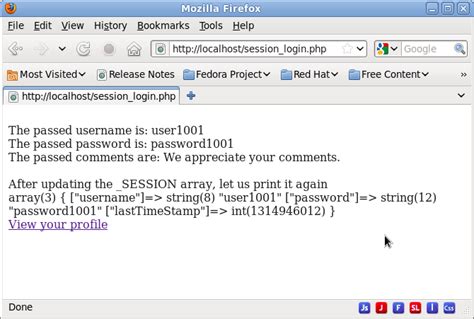 CodingBison PHP Sessions