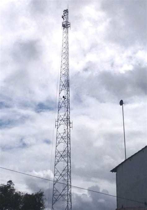 São Miguel Das Matas Torre Da Claro Em Fase Final De Instalação