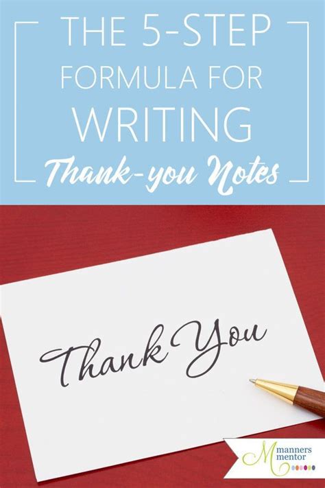 How To Write A Thank You Note Artofit