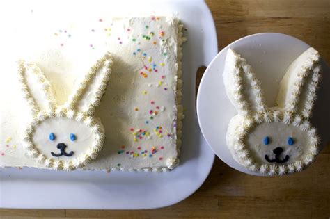 Peaches And Cream Bunny Cake Recipe Bunny Cake Fruit Cake Cupcake