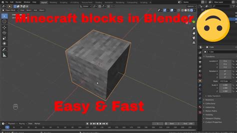 How To Make A Minecraft Block In Blender At Jaclyn Dotson Blog