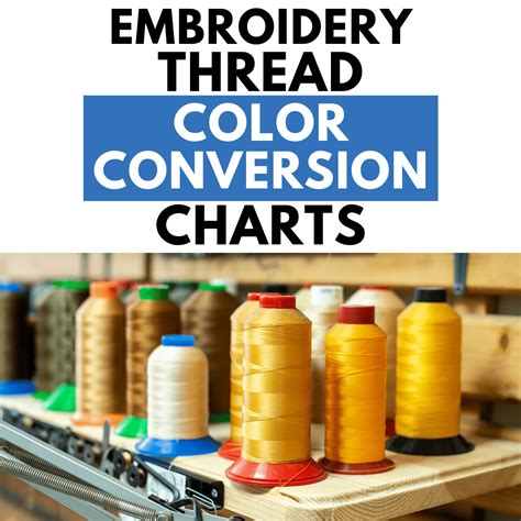 Exquisite Embroidery Thread Conversion Chart Exquisite Embroidery