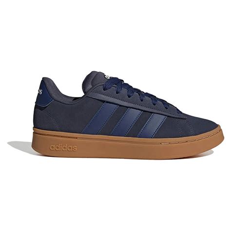 Adidas Mens Grand Court Alpha 00s Shadow Navy Dark Purple Gum