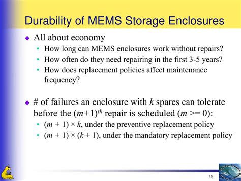 ppt reliability of mems based storage enclosures powerpoint