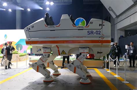 This Colossal Rideable Robot Resembling A Giant Rhinoceros Gives