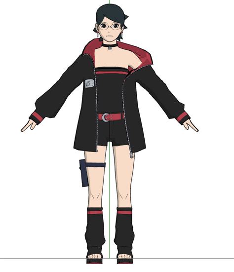 Sarada Timeskip Wip By Leaopardheart On Deviantart