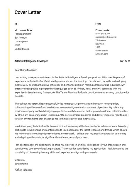 24 Software Developer Cover Letter Examples And Templates For 2025