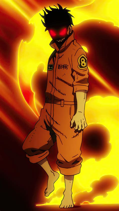 Shinra Kusakabe From Fire Force Hd Phone Wallpaper Rare Gallery