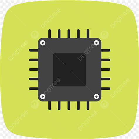 Processor Vector Art Png Vector Processor Icon Processor Icon Chip