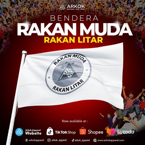 Bendera Rakan Muda Litar Best Quality Shopee Malaysia