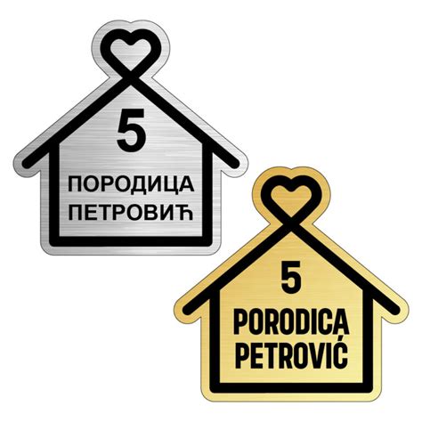 Prezime Za Vrata Gravirana Pločica Katana Shop